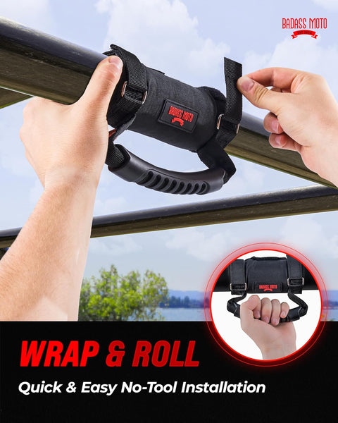 ATV & UTV Roll Bar Grab Handle 2 Pack